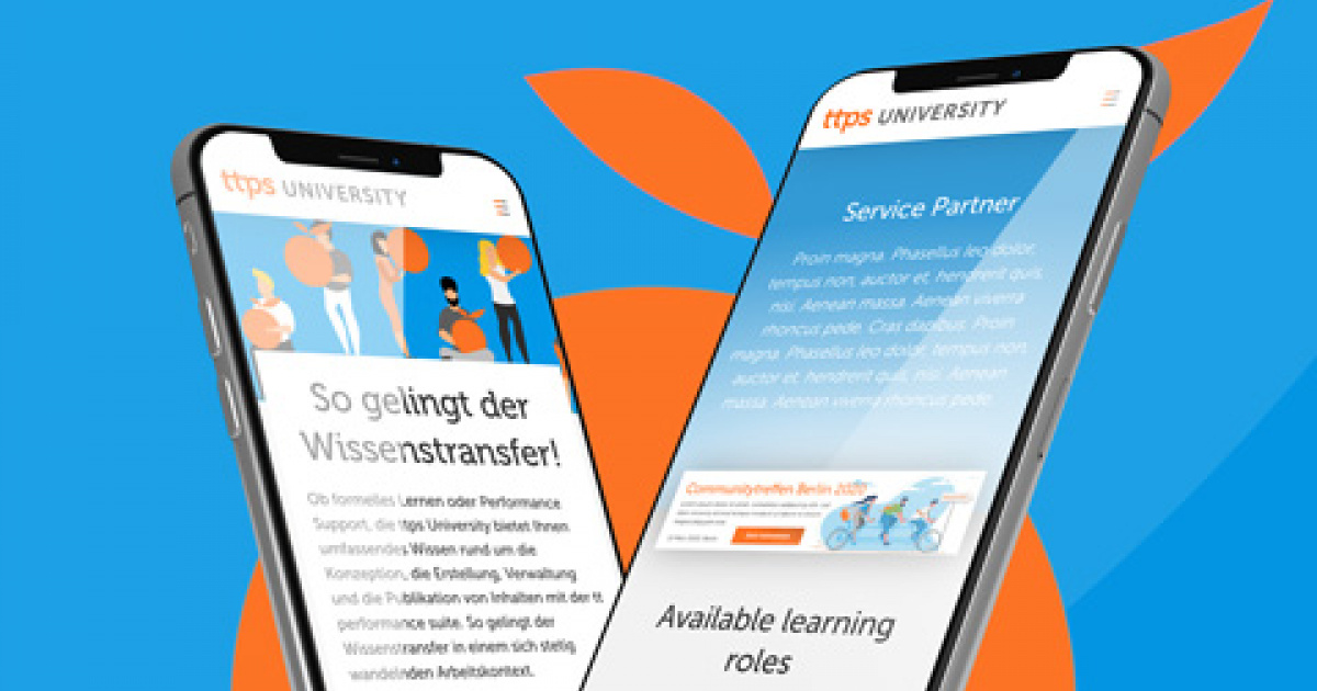 E-Learning Platform tts University | UEBERBIT