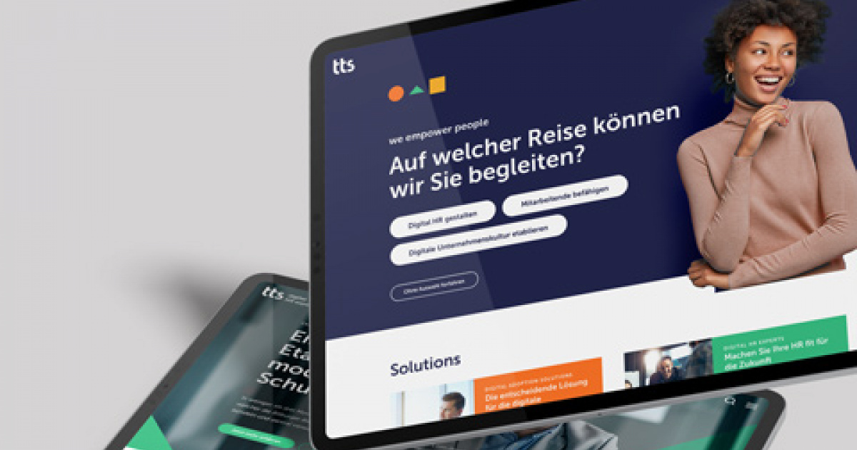 Corporate Website der tts GmbH | UEBERBIT